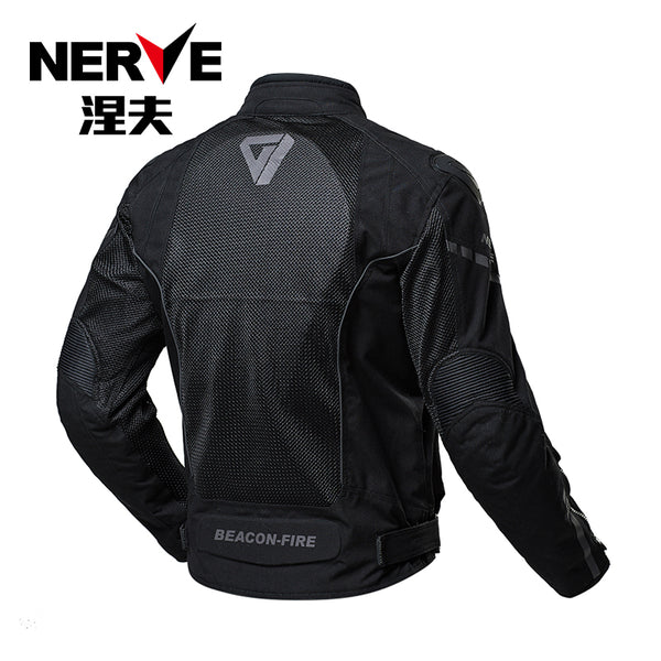 NERVE Beacon Fire Motorcycle Summer Mesh Jacket – nerve-moto.com